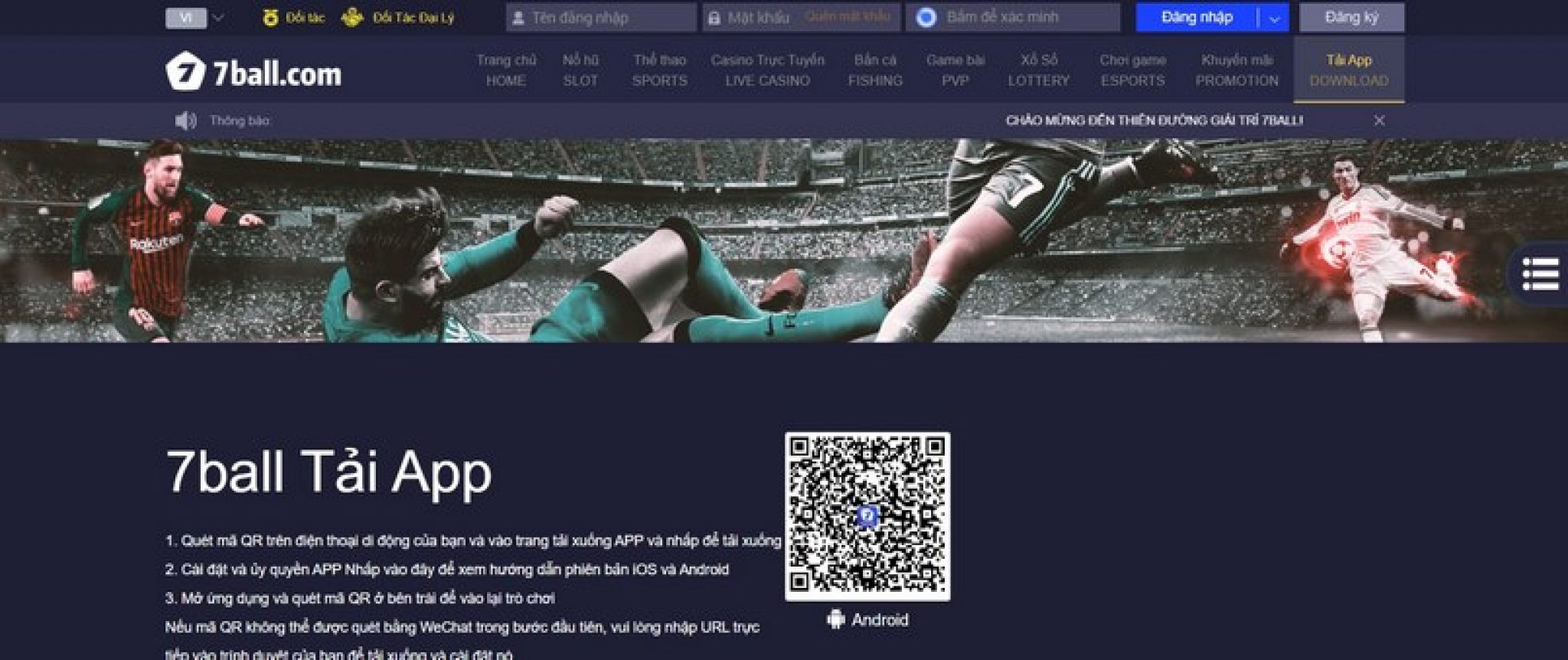 7ball Net | Link Vào Nhà Cái 7ball Chính Thức Mới Nhất